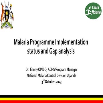 Malaria Programme Implementation status and Gap analysis.pdf