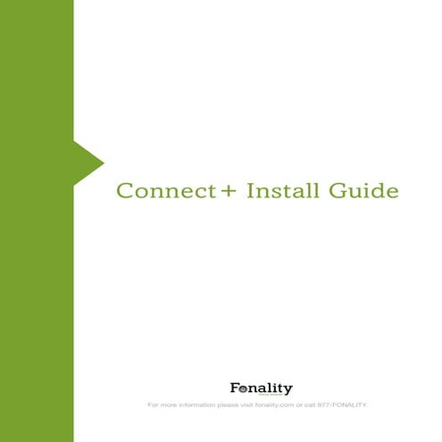 Fonality Connect+ User Guide | PDF