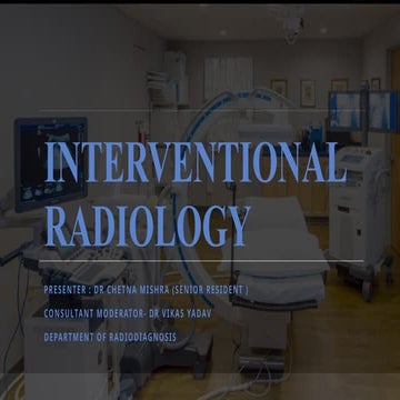 SELDINGER TECHNIQUE & INTERVENTIONAL RADIOLOGY | PPTX