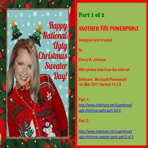 Ugly Christmas Sweater Party - Part 1of 2 | PPS