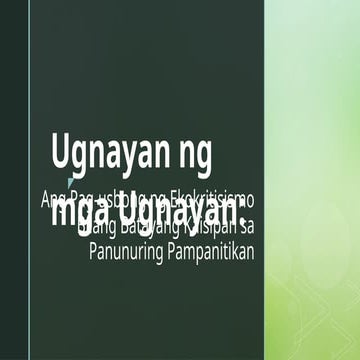 UGNAYAN NG MGA UGNAYAN SA LIPUNANG MAPAYAPA.pptx