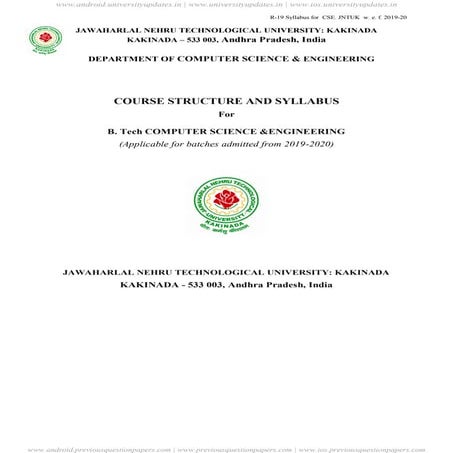 Ug r19 cse_cs & syllabus | PDF