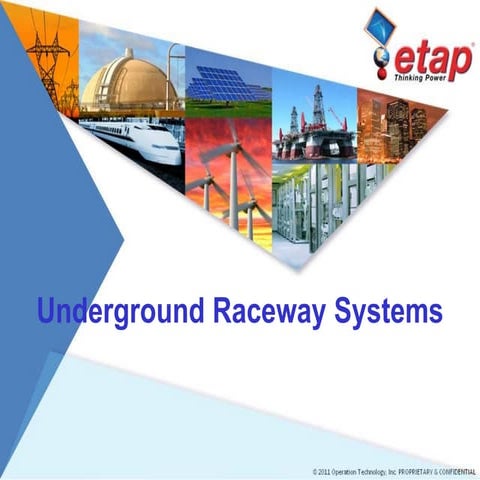 ETAP - Ugs Underground Raceway Systems | PDF