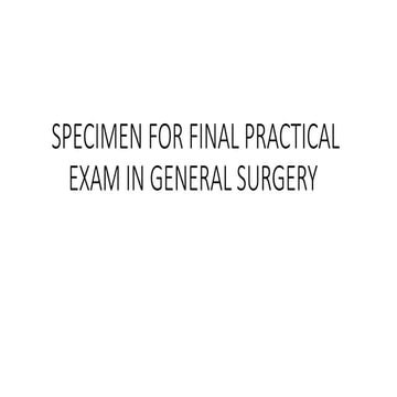 SPECIMENS in general surgery final exams .pptx