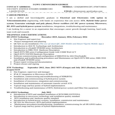 Ugwu chinonyerem george | PDF