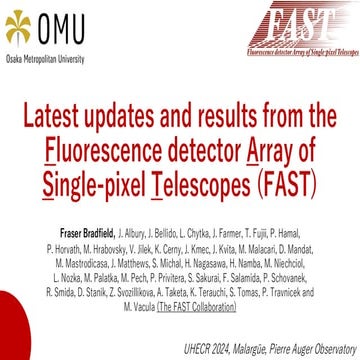 Latest updates and results from the Fluorescence detector Array of ...