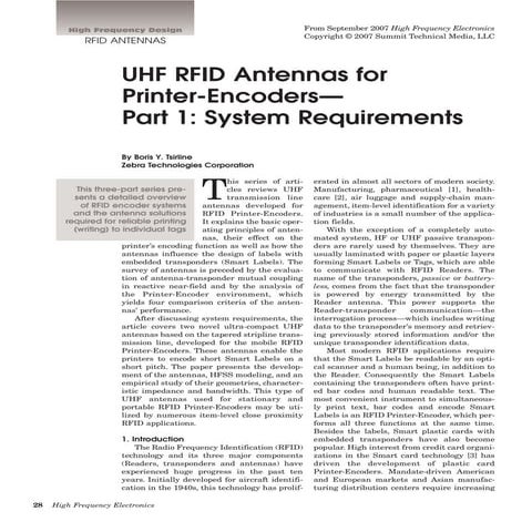A REVIEW OF MICROSTRIP PATCH ANTENNA FOR RFID APPLICATIONS | PDF