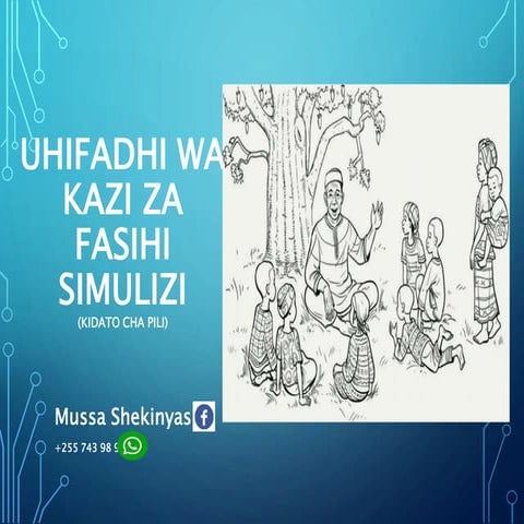Uhifadhi wa fasihi simulizi | PPTX