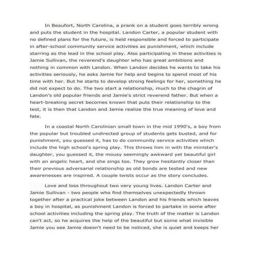 A walk to remember | DOCX