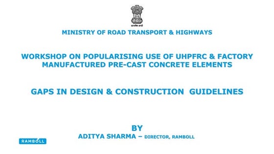 Ultra-high performance concrete | PPTX