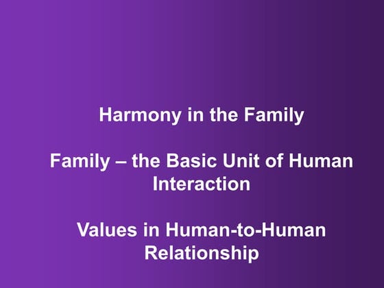 10 FAM - Harmony in the Family.ppt