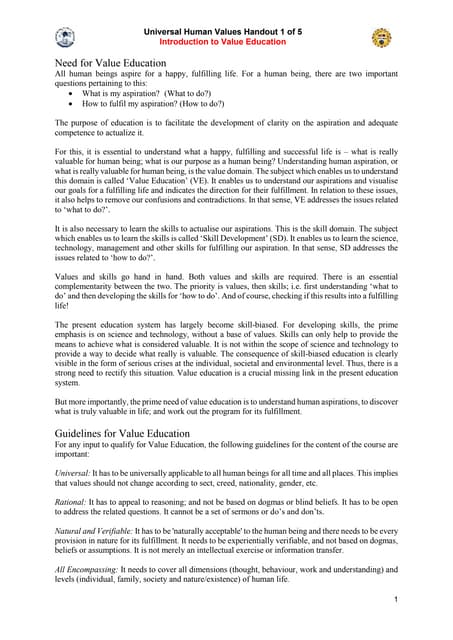 Human values & professional ethics | PPTX