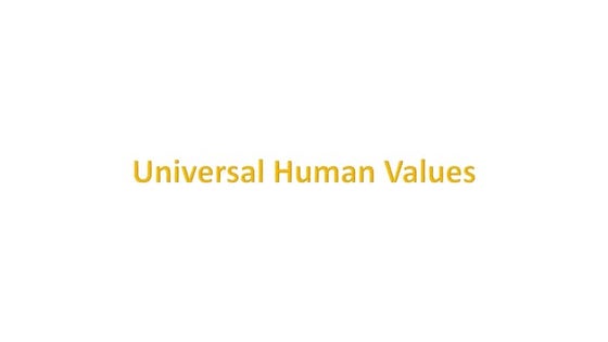 HUMAN VALUES AND ETHICS -ORDER OF NATURE AND THEIR INTERCONNECTEDNESS | PPT