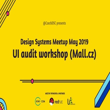 Workshop – UI audit of Mall.cz – May 2019, Brno | PDF