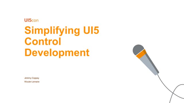 Ui5 Controls Simplified Ui5con2024 Presentation Ppt 5097