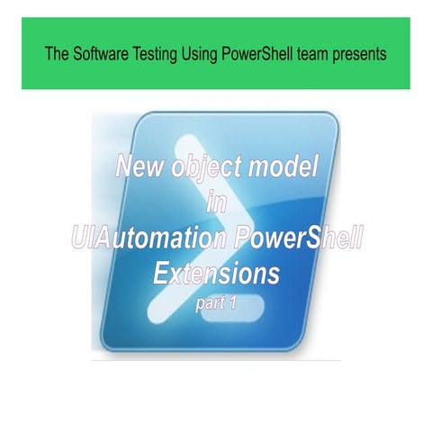 The Elements Object Model In Uiautomation Powershell Extensions Part 9976