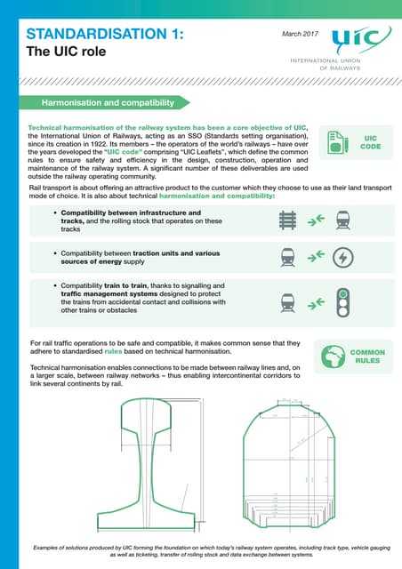 UIC the Worldwide Railway Organisation | PDF