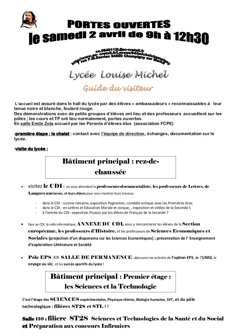 Guide de visite 2016