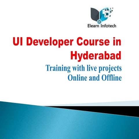UI Developer Course in Hyderabad | PPT