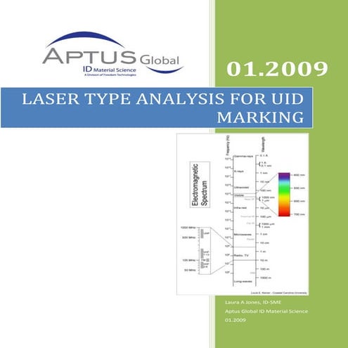 UID Marking For DoD, Optimal Laser Selection Guide | PDF