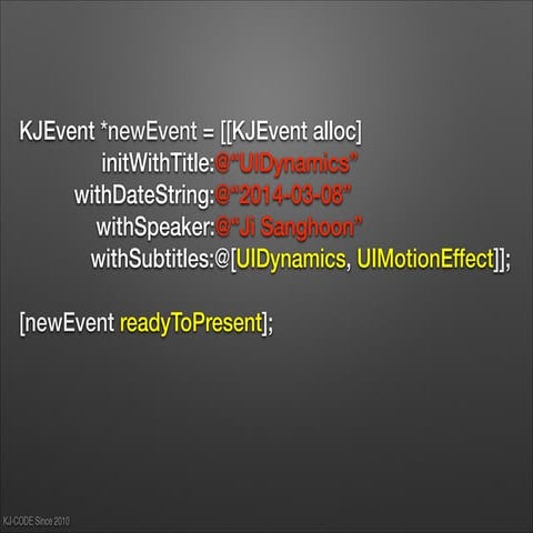 [KJ-CODE] UIDynamics | PDF | Technology & Computing
