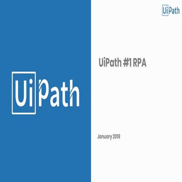 UiPath Competitive Data for 2018 | PPT