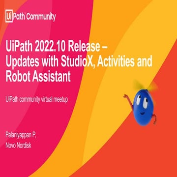 UiPath 2022.10 Release – Updates with StudioX, Activities and Robot ...