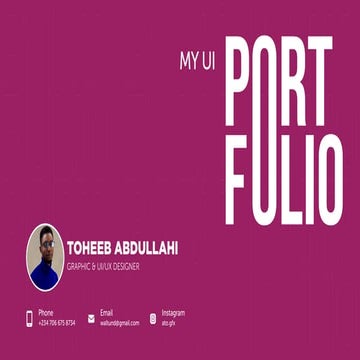 UI Portfolio | PDF