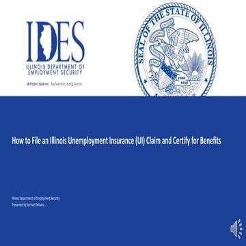 Unemployment Basics from IDES | PDF