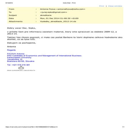 Accreditation committee and UIS | PDF