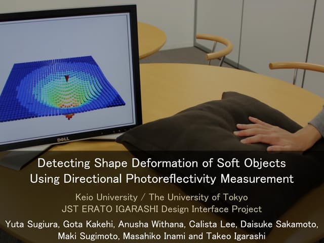 Detecting Shape Deformation Of Soft Objects Using Directional