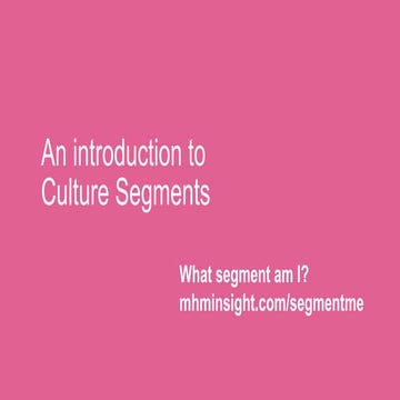 UiTforum XL 2017: Segmenteren op basis van waarden | PPTX