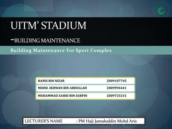Building maintenance software.ppt
