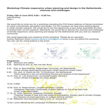 Uitnodiging workshop | PDF