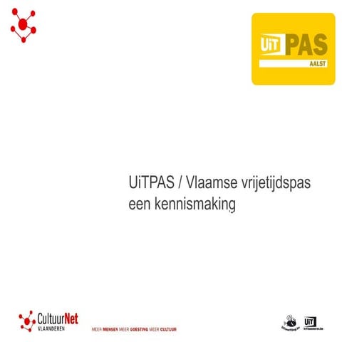 UiTPAS - een kennismaking | PPT