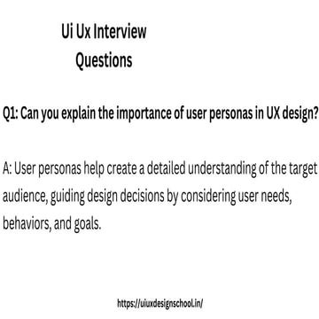 Ui Ux Interview Questions | PPTX | Internet for Beginners | Internet