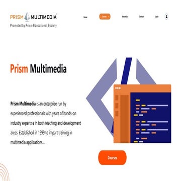 Mastering UI Design & Development in 5 Months | Online & In-Class Courses | Prism Multimedia | PPT