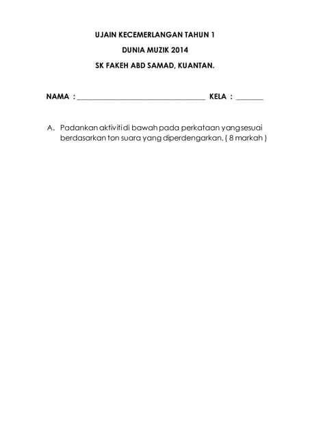 Borang pemarkahan larian merentas desa | DOCX