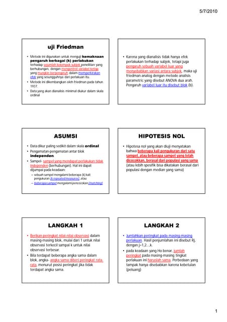 Ppt infer friedman test | PPT