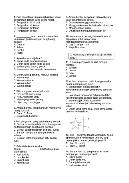 Soalan psv pertengahan tahun 4 | DOCX