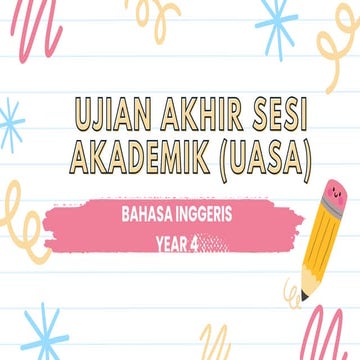 UASA ENGLISH YEAR 4 TECHNIQUE FOR YEAR 4 | PDF