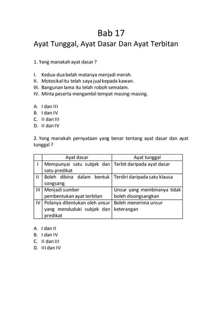 Soal cpns TIU 1 | PDF
