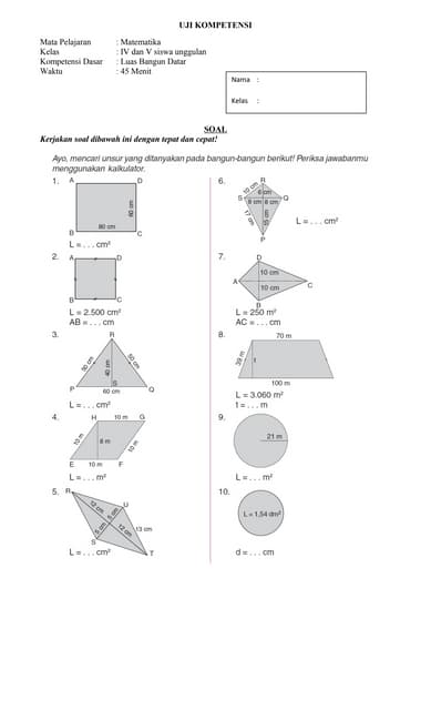 Soal osn matematika 2019 | PDF