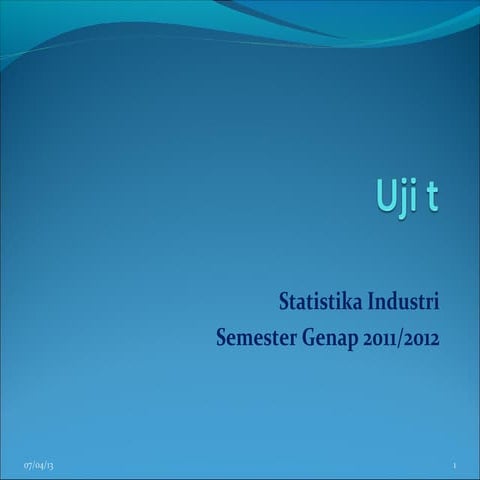 ITP UNS SEMESTER 2 Uji t1 | PPT