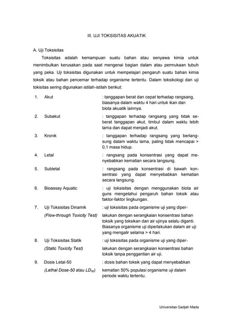 faktor-faktoor yang mempengaruhi toksisitas | DOCX