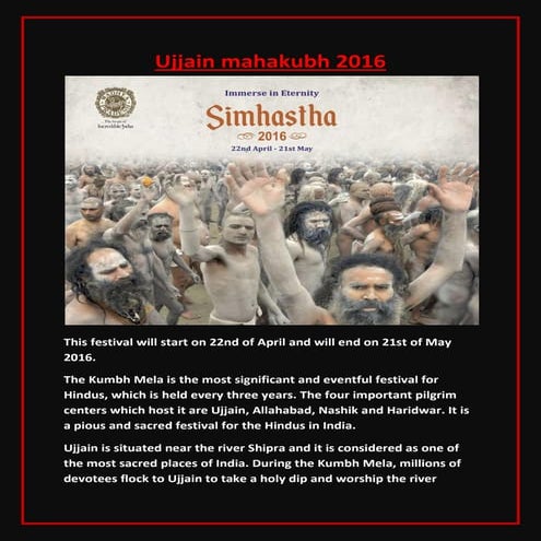 Ujjain mahakubh 2016 | PDF