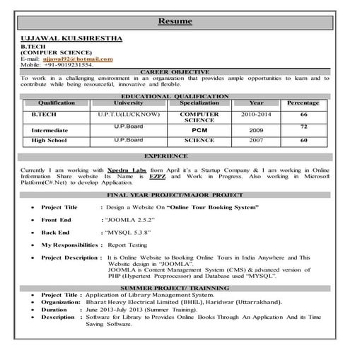 Ujjawal kulshrestha | PDF