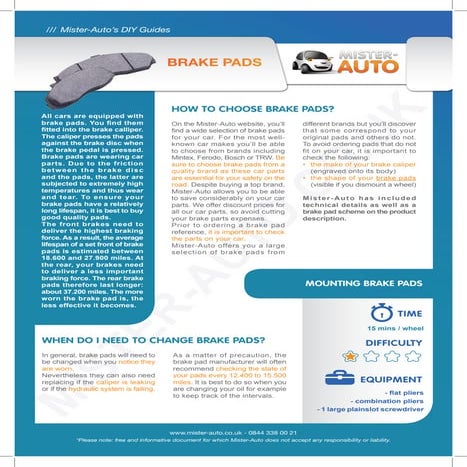 Brake pads | PDF