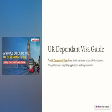 Joining Your Loved One in the UK: A Simple Guide to the UK Dependant ...