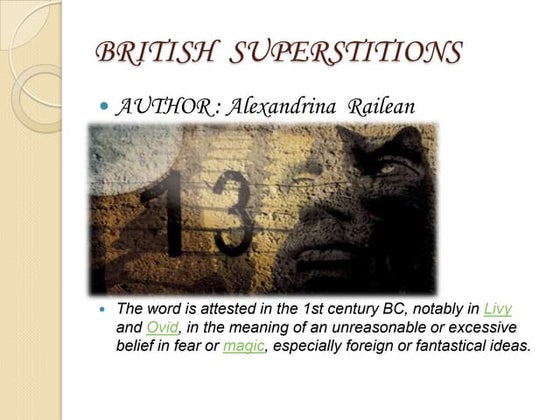 Superstitions | PPT